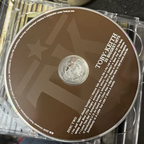 35 Biggest Hits By Toby Keith Cd 2 Disc Set Country 4683751544