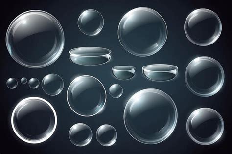 Premium Photo Round Transparent Shapes Stock Illustration