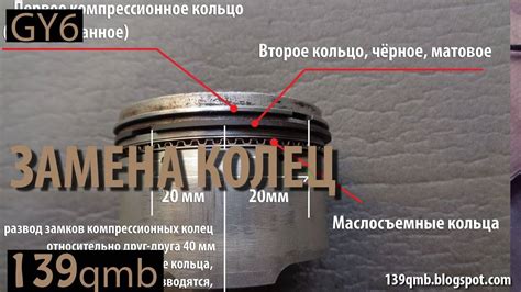 Как правильно установить кольца на поршень двухтактного скутера