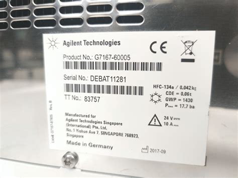 Agilent Infinitylab Hplc G7167 60005 Sample Thermostat Cooler With For Sale Online Ebay
