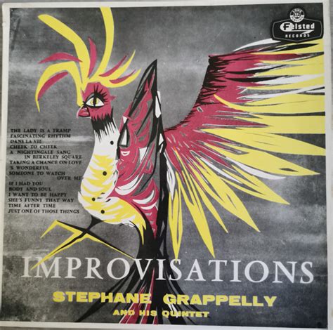 Stephane Grappelly And His Quintet Improvisations 1957 Vinyl Discogs