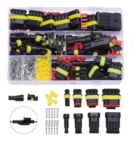 Conector Automotriz Impermeable De 1 Pin A 4 Pines 352 Uds Meses Sin