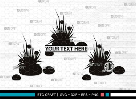 Grass Monogram Grass Silhouette Grass Svg Field Svg Wild Grass Svg