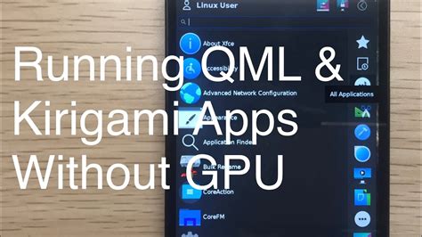 Postmarketos Testing Qml Apps Without Gpu Support Youtube