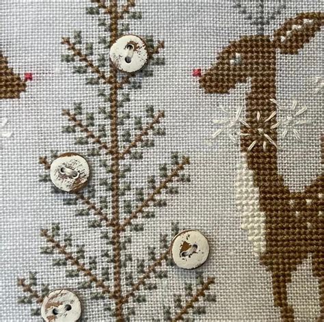 Winter Reindeer Cross Stitch Chart By Dirty Annie Etsy Cross