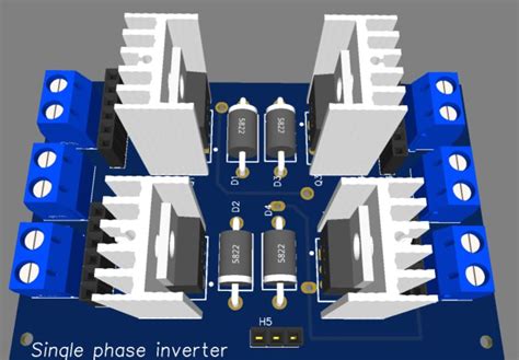 single phase inverter platform for creating and sharing projects