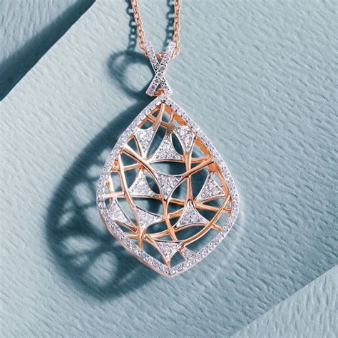 Rose Gold And Daimond Pendant In 2023 Diamond Pendants Designs Diamond
