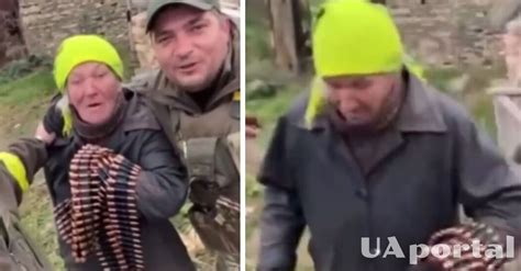 Бабуся в окупованій частині Україні віддала ЗСУ викрадені в окупантів набої відео