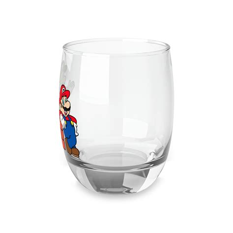 Super Mario Bros Whiskey Glass Mario And Luigi Wine Beer