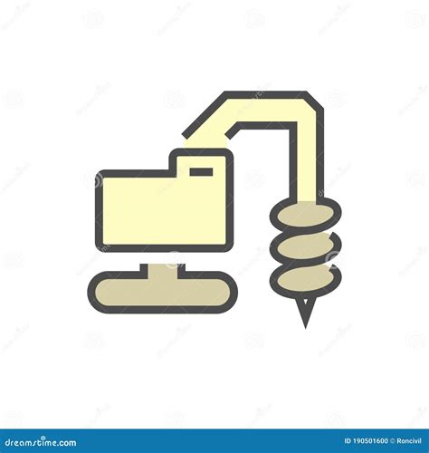 Geotechnical Engineering Icon Stock Vector Illustration Of Nature