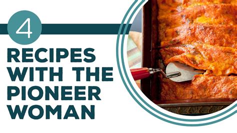 Full Episode Fridays Cowgirl Cookin 4 Recipes With The Pioneer Woman