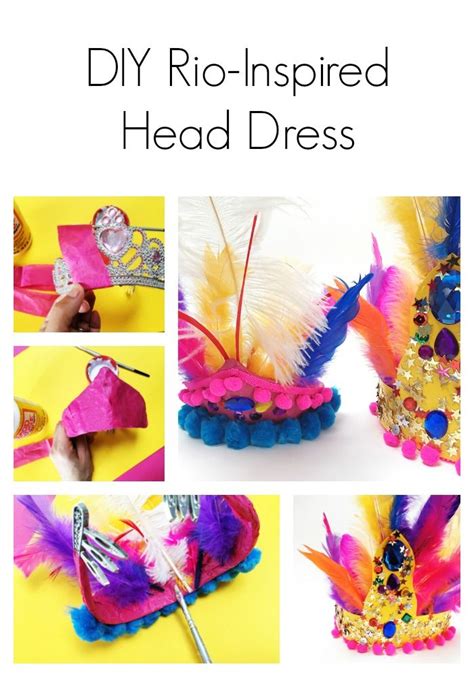 How To Make Some Simple Carnival Style Head Dresses Inspired By The Rio