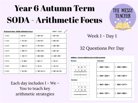 Y6 Sats Arithmetic Focus Start Of The Day Activity Week 1 Day 1