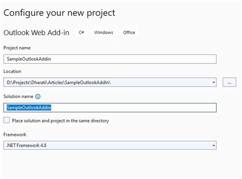 how to create an add in in outlook using asp