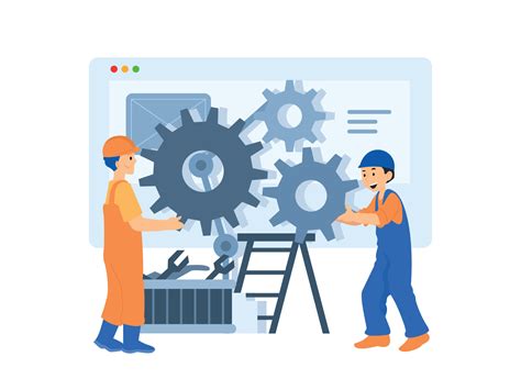 Maintenance System Illustration Vector Art At Vecteezy