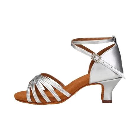 Sapatos De Dança De Salão Latino De Cetim Feminino Profissional Salsa Tango Sapatos De