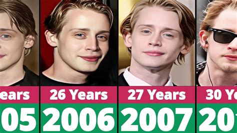 Transformation Of Macaulay Culkin From 1 To 44 Year Old Youtube