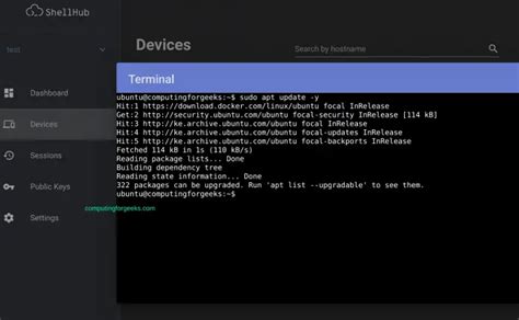 Configure Centralized SSH For Linux Systems Using ShellHub
