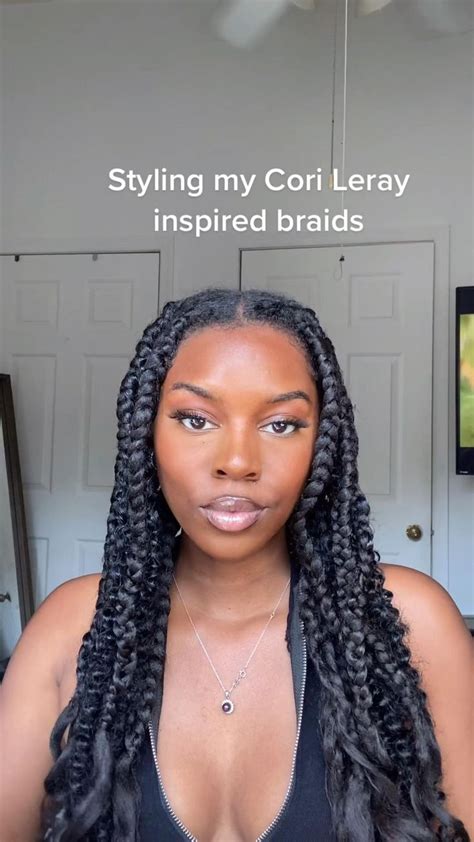 Styling Jumbo Box Braids Natural Hair Updo African Hairstyles