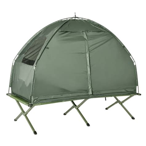 Tent Cot For Camping All In 1 Folding Tent Combo With Self Inflating