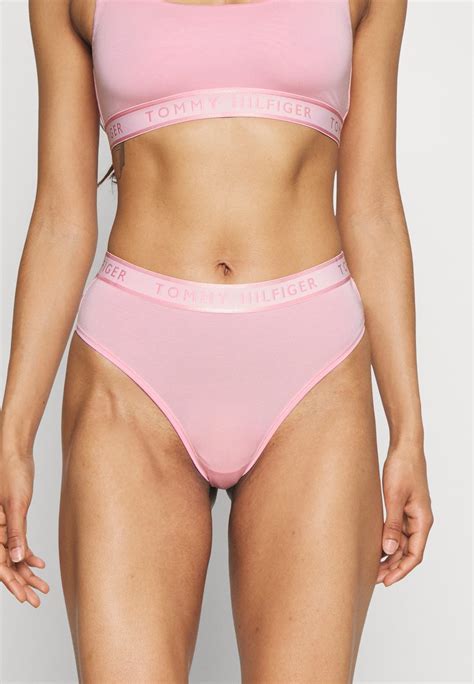 Tommy Hilfiger High Waist Thong Thong Classic Pinkpink Zalando