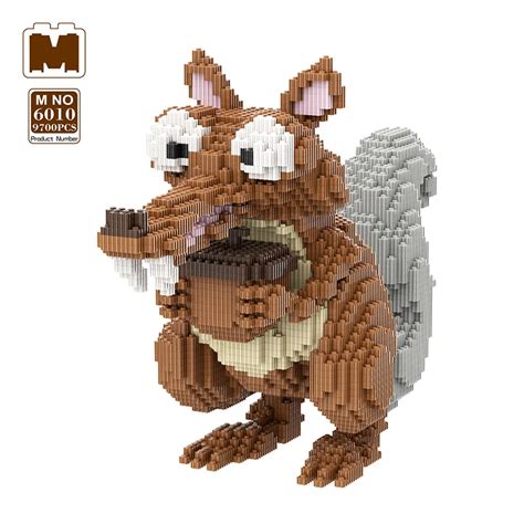 Ice Age Squirrel Scrat Building Blocks Assemself One Stop Building