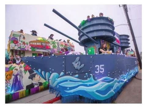 Check Out The Battleship Texas Float Bay Area Entertainer