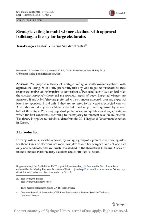 Strategic Voting In Multi Winner Elections With Approval Balloting A
