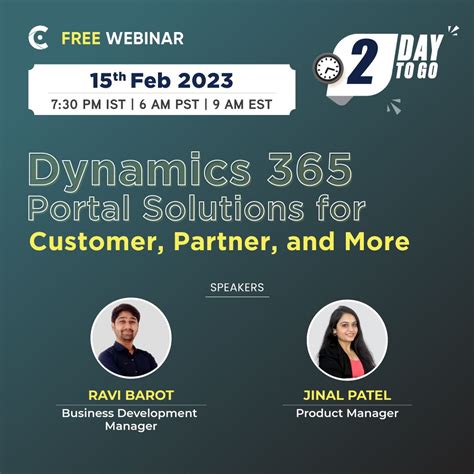 Webinar Dynamics365 Dynamics365crm Msdyncrm Dynamics 365 Customer Portal
