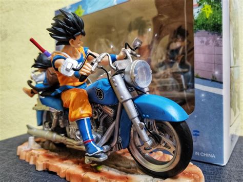 23cm Goku And Gohan Driving Bike Hobbies And Toys Toys And Games On Carousell