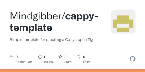 Github Mindgibber Cappy Template Simple Template For Creating A Capy App In Zig