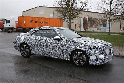 Mercedes Benz E Class Cabrio Spied While Testing Autoevolution