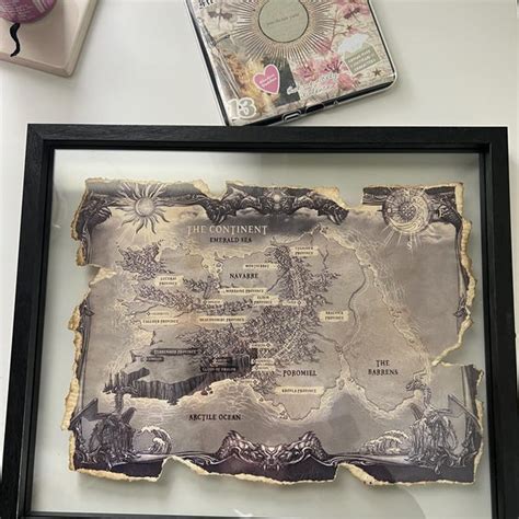 Powerless Reckless Map Of Ilya Coffee Stained 8x10in Etsy