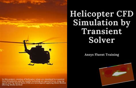 Helicopter Cfd Simulation Ansys Fluent Training Mr Cfd