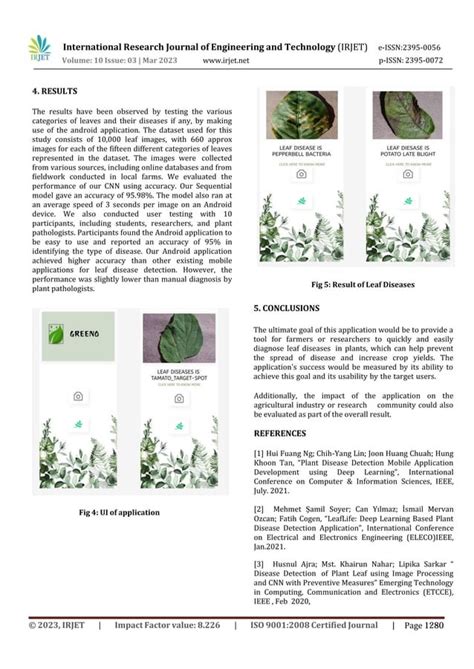 Android Application For Detection Of Leaf Disease Using Image