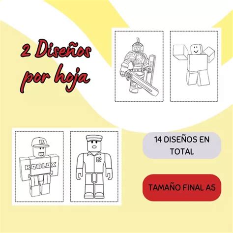 Libro Imprimible Para Colorear Roblox En Venta En Río Cuarto Córdoba