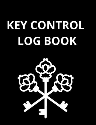 Key Control Log Book Record Sign In And Out Key Register Log Book