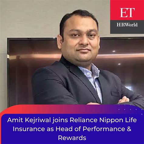 Ethrworld On Linkedin Amit Kejriwal Joins Reliance Nippon Life