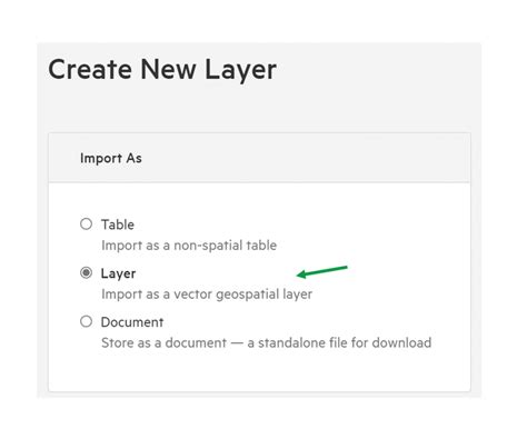 Create A Geospatial Layer From A Table Koordinates Help Support