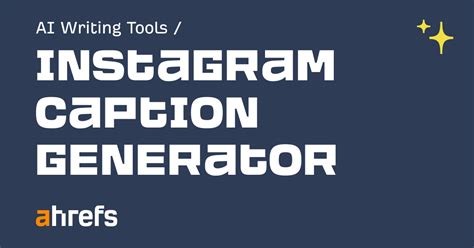 Free Ai Instagram Caption Generator
