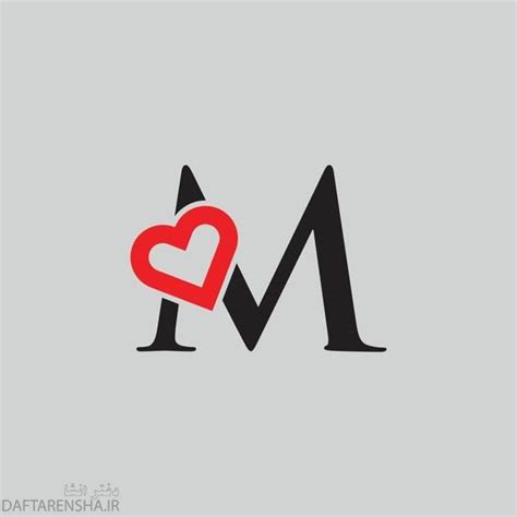 عکس پروفایل حرف انگلیسی M دفتر انشا