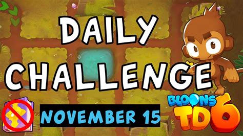 Bloons TD 6 Daily Challenge Only Home Screen Monkeys No MK No