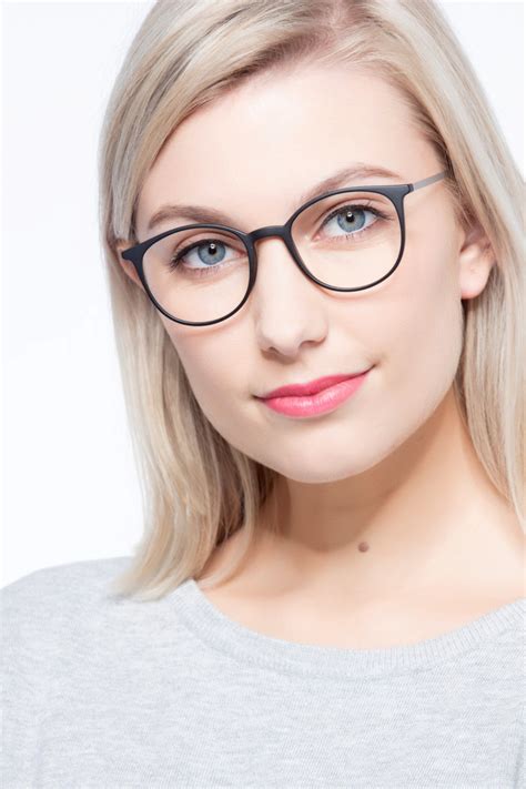 Tangent Round Black Full Rim Eyeglasses Eyebuydirect Canada