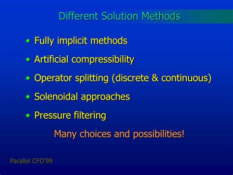 Ppt An Object Oriented Software Framework For Building Parallel Navier Stokes Solvers