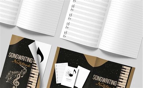 Songwriting Notebook Lyrics Notebook With Lined Pages For Songs And
