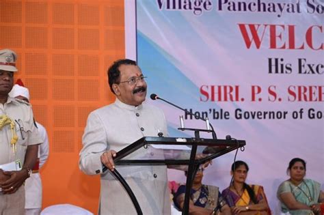 Governor Ps Sreedharan Pillai Interacted With Sarpanchas And Panchas Of