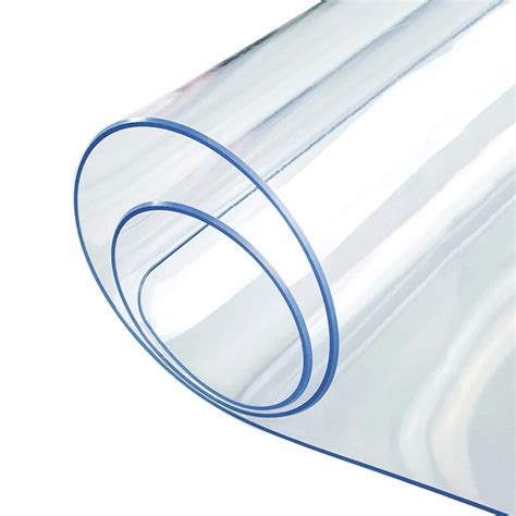 Transparant Pvc Tafelkleed Mm Dik Beschermer Beschermer Tafelkleed Transparant Waterdicht
