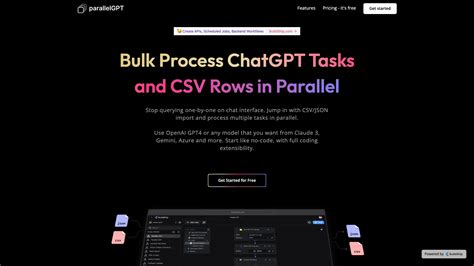 Parallel Gpt Chatgpt批量任务处理平台 懂ai
