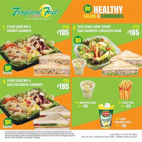 Tropical Hut Menu Prices Philippines 2026 Updated — All About