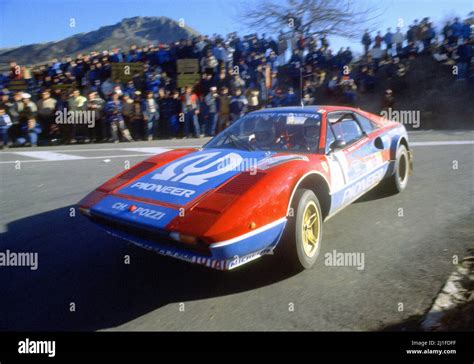 Jean Claude Andruet Fra Biche Fra Ferrari 308 Gtb Gr4 Ferrari